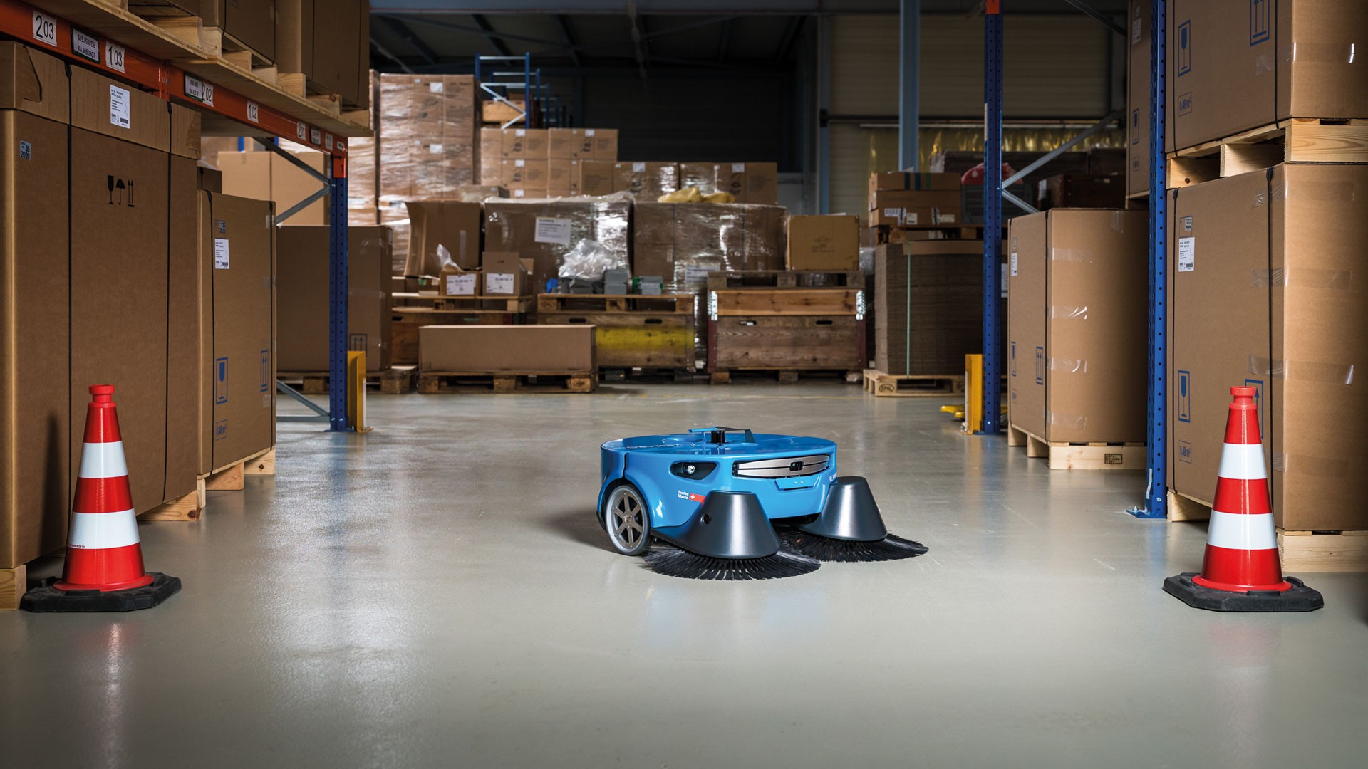 Autonome Kehrsaugmaschine K900