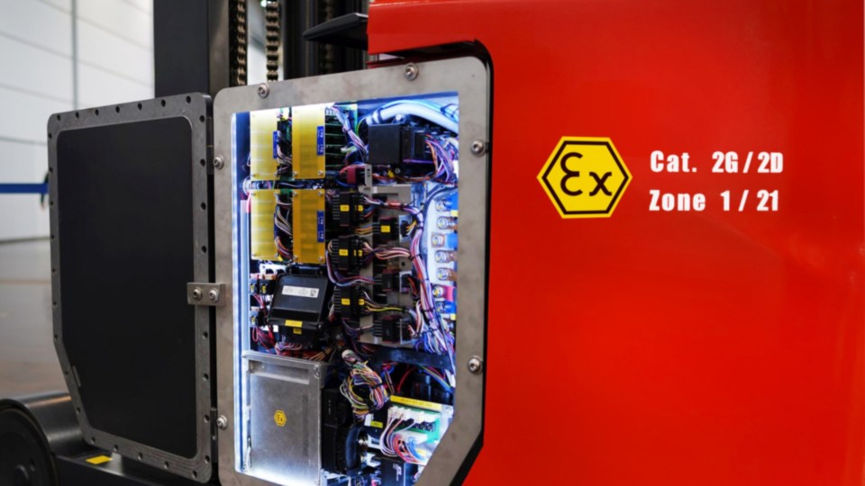 Service für explosionsgeschützte Flurförderzeuge.